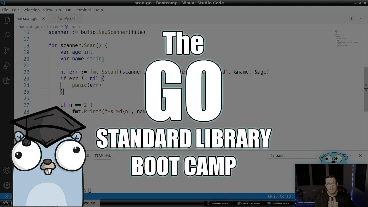 The Go Standard Library Bootcamp - YouTube