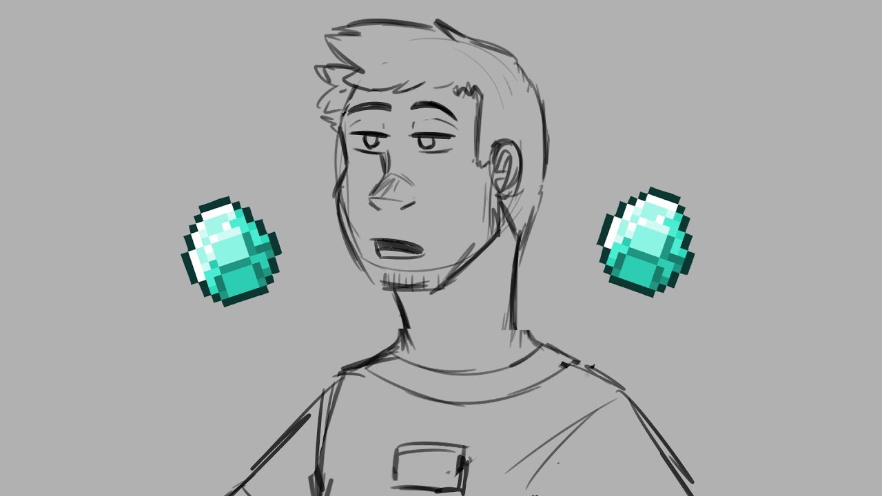 Impulse hates diamonds - Hermitcraft animation - YouTube