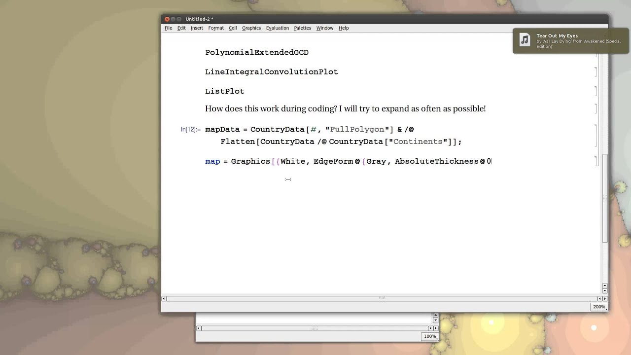 Mathematica camel hump auto-completion (silent version) - YouTube