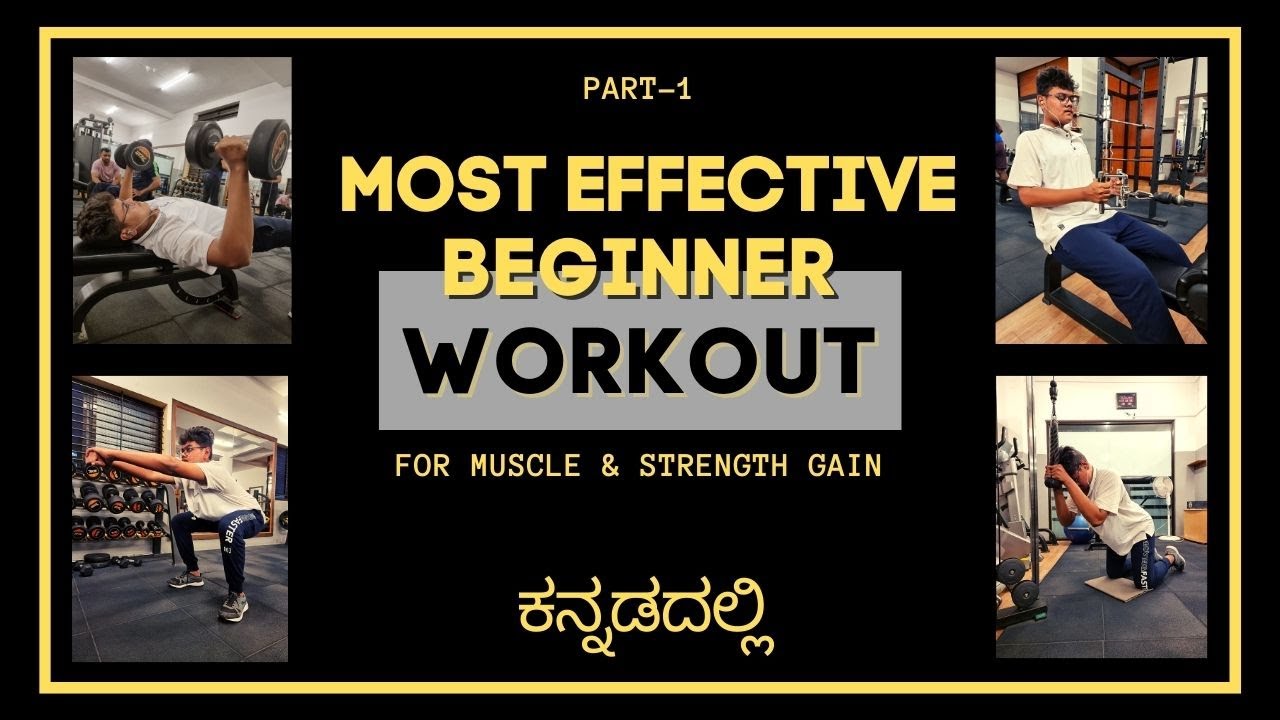 The Most effective Beginner Workout Plan for Muscle & Strength gain ...
