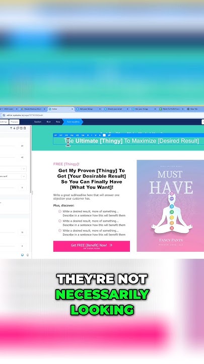Systeme-io: Fonts Tips #systemeio - YouTube