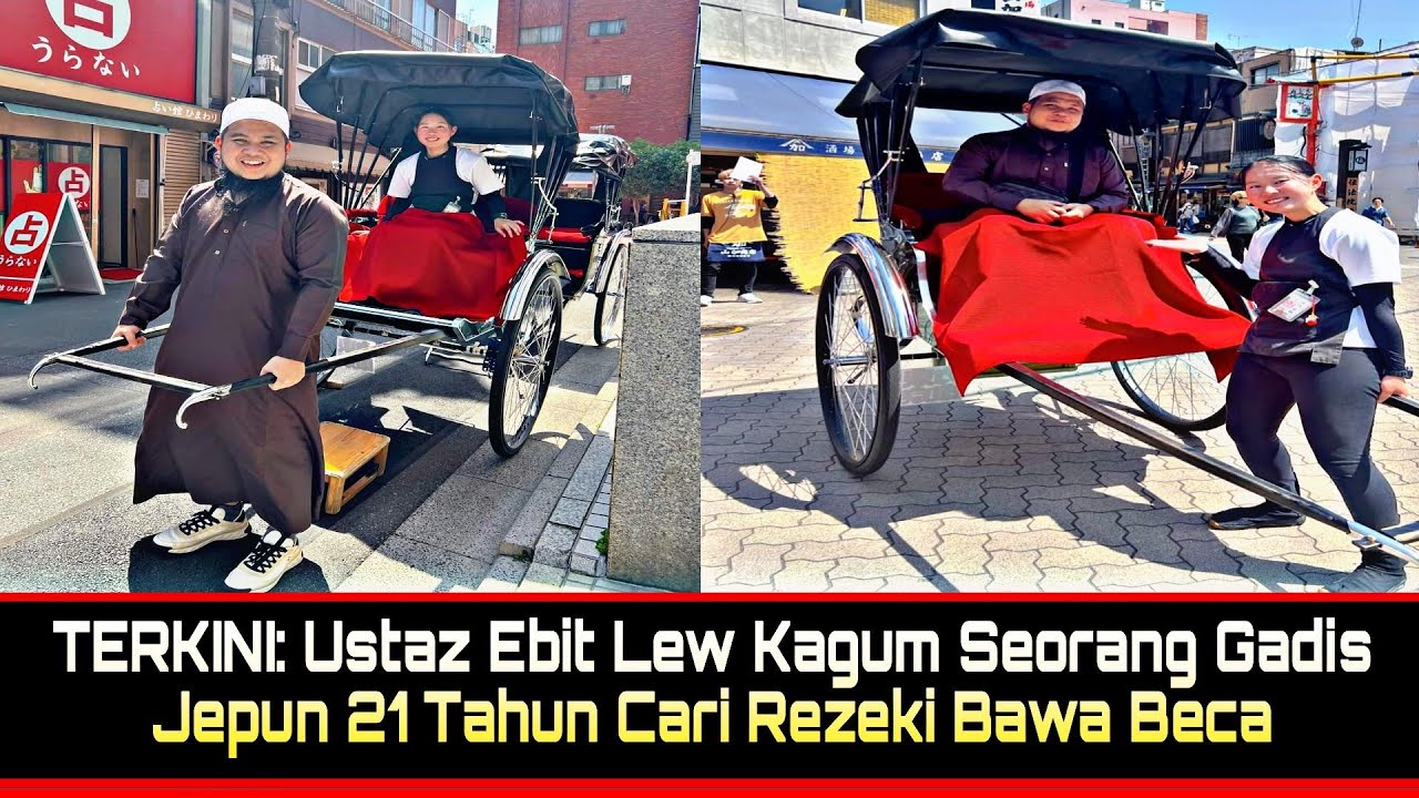 TERKINI: Ustaz Ebit Lew Kagum Seorang Gadis Jepun 21 Tahun Cari Rezeki ...