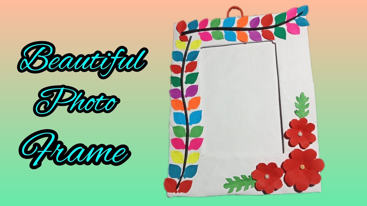 Easy photo frame📷 design #viral #trending #photo #video #youtube #diy ...