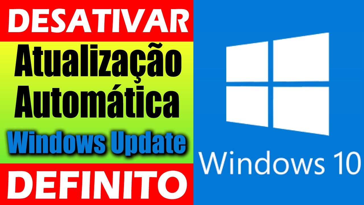 Como Desativar o Windows Update no Windows 10 - YouTube