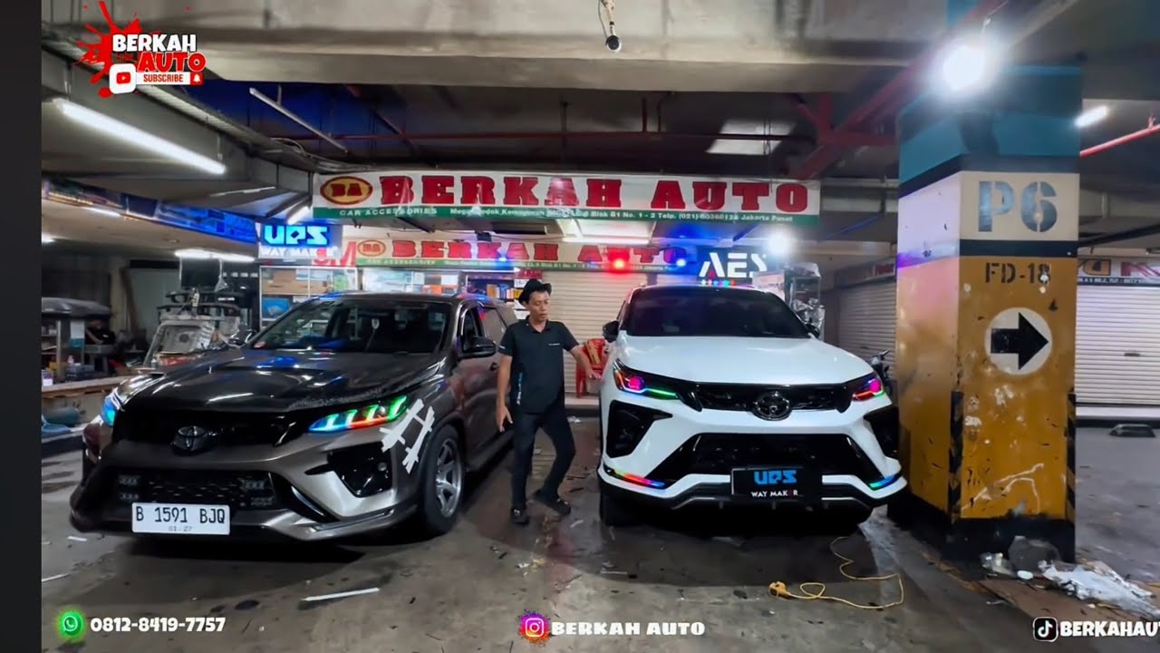 MODIF FORTUNER GR‼️UPGRADE BILED PRO7 & MATRIX UPS 16 CHANNEL - YouTube