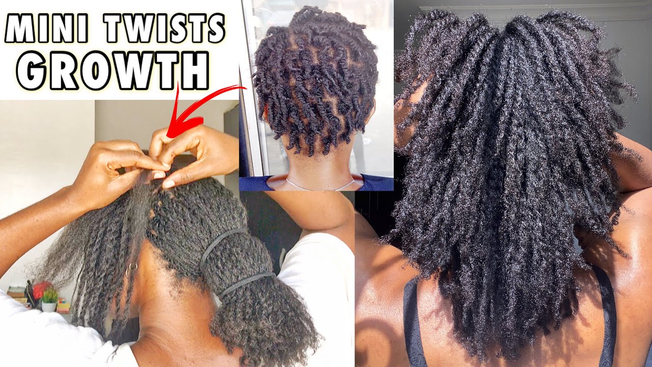Mini Twists For Hair Growth. Do It This Way & Spend 1-2 Hours - YouTube