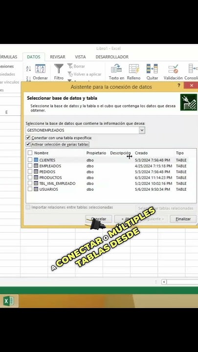 👩🏻‍💻Cómo conectar sql con Excel #sqlserver #exceltips #sistemas # ...