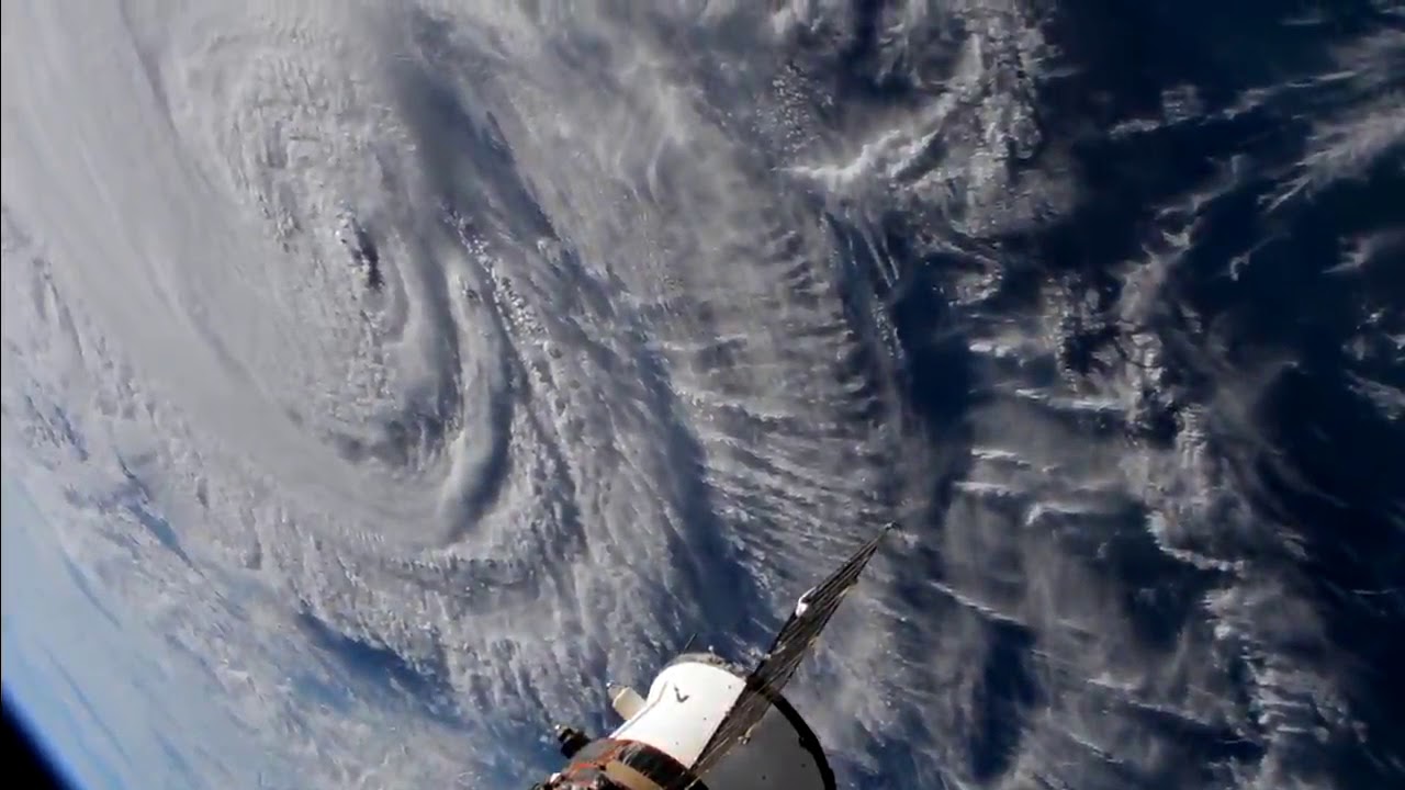 Hurricane "Florence". View from space - YouTube