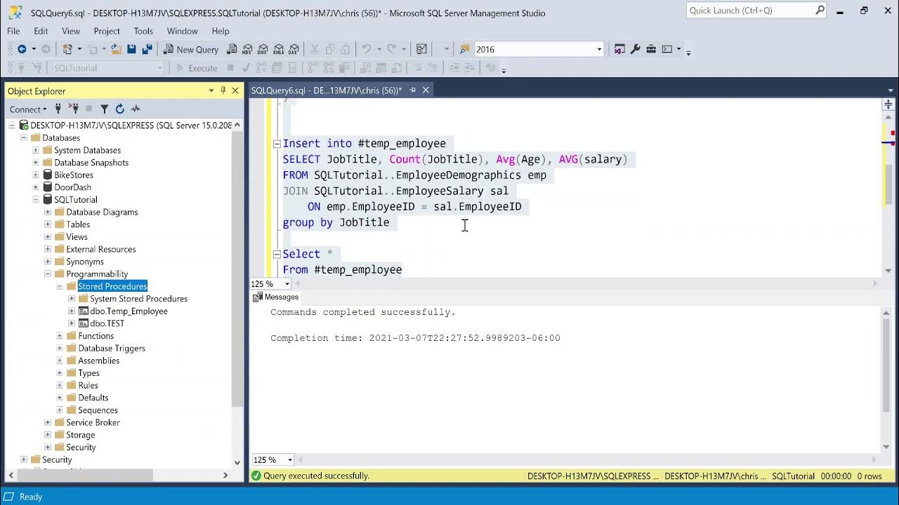 Advanced SQL Tutorial: Stored Procedures + Use Cases - YouTube