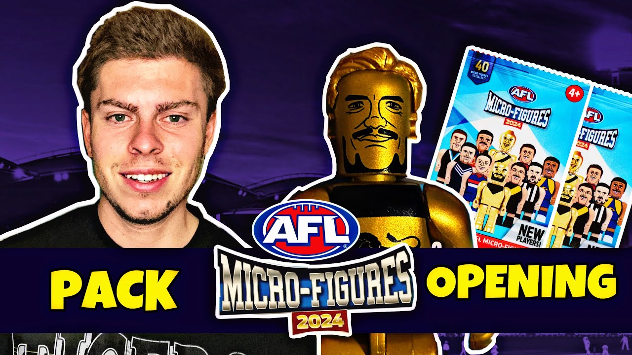 AFL MICRO FIGURES 2024 Pack Opening! Who remembers these guys?? - YouTube