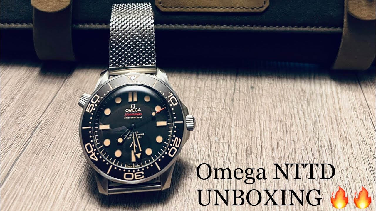 Omega Seamaster NTTD 300M - 007 watch UNBOXING!! 😎🔥😎🔥 - YouTube