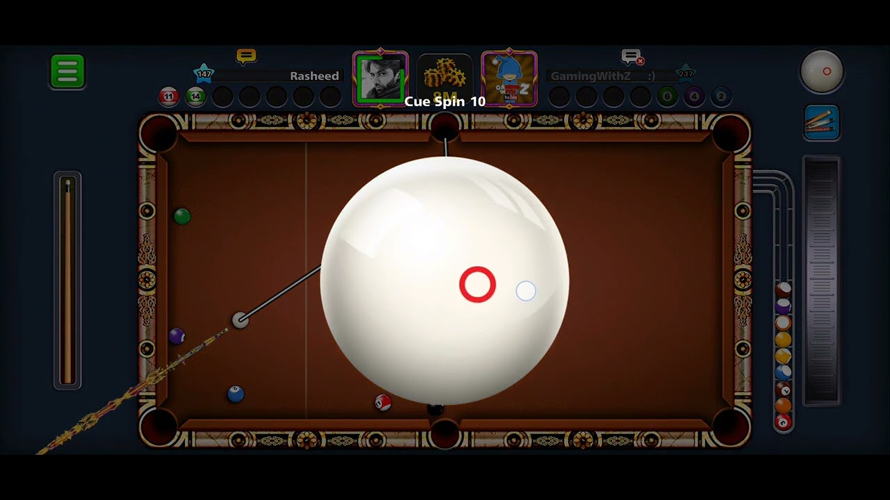 8 ball pool 🎱 playing in Rome table - YouTube