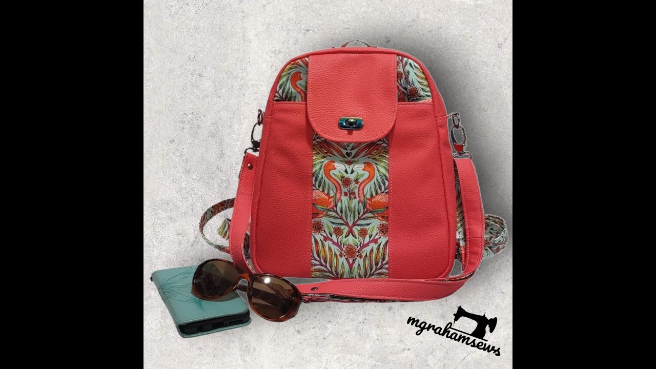 Riva Mini Backpack by Bagstock Designs - Full Tutorial - YouTube