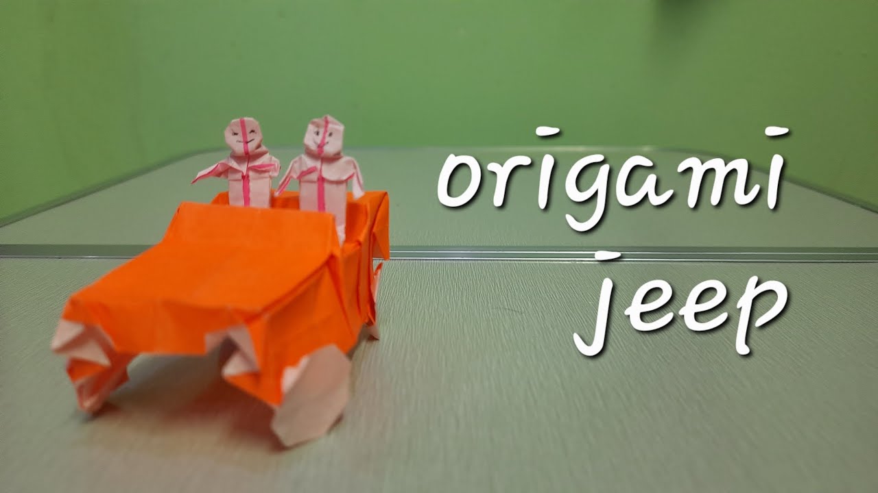 origami jeep tutorial - YouTube