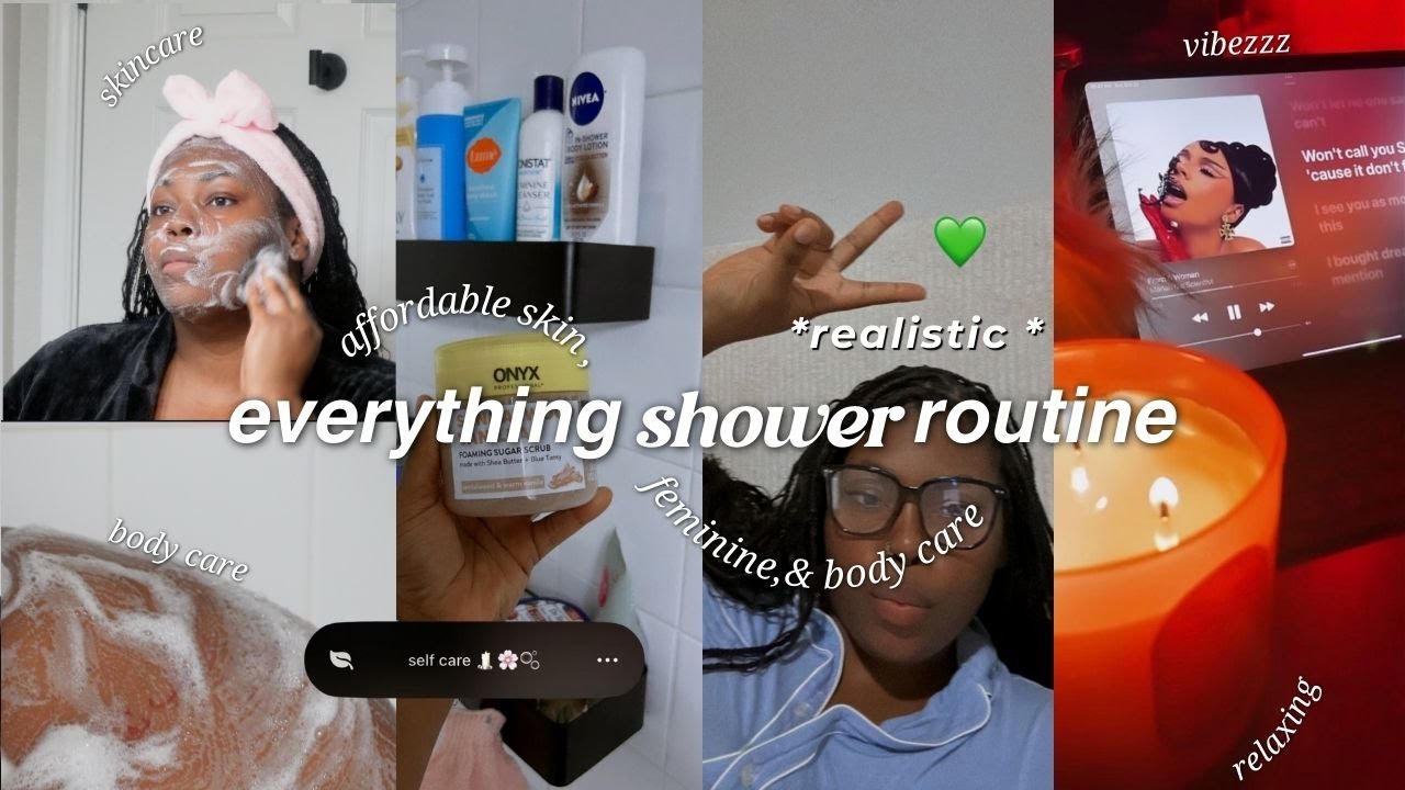 *realistic* Everything Shower Routine | Skin Care , Femenine, Body ...