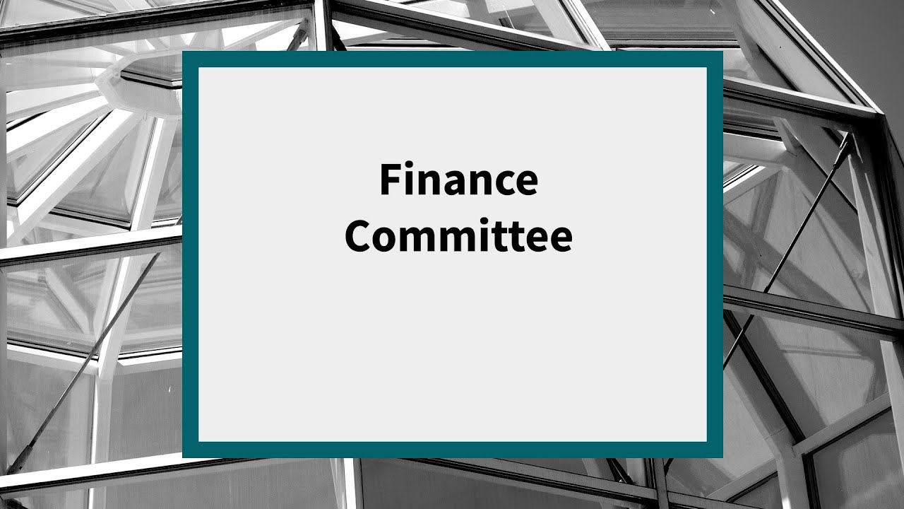 Finance Committee: Meeting of September 17, 2024 - YouTube