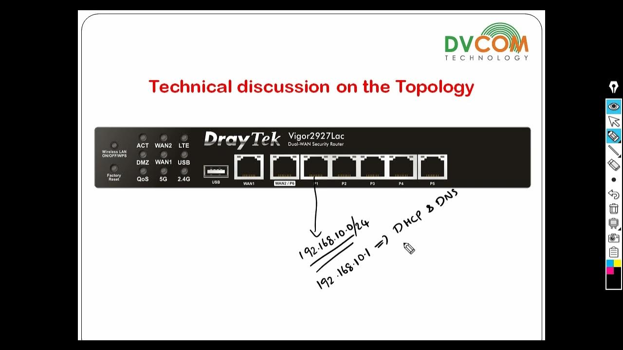 Configuration of DrayTek Vigor2927Lac | DVCOM Technical Lab - YouTube