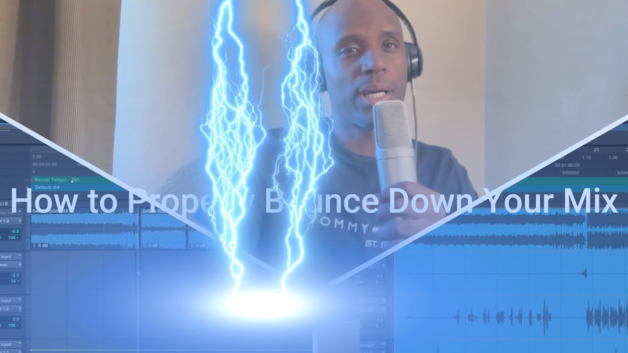 How to properly bounce down a track to be mixed - YouTube