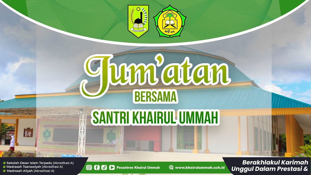 Jumatan Bersama Santri Pondok Pesantren Khairul Ummah - YouTube