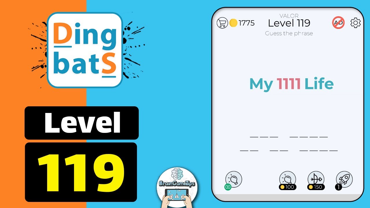 Dingbats Level 119 My 1111 Life Walkthrough - YouTube