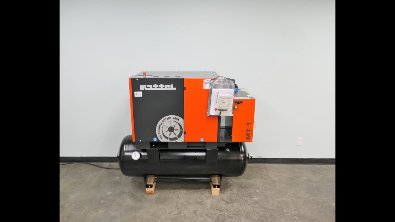 Mattei Blade 4s HX Rotary Vane Air Compressor for sale - YouTube