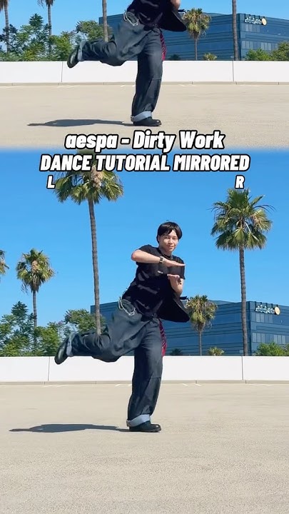aespa - ‘Dirty Work’ (Last Chorus) DANCE TUTORIAL MIRRORED #kpoptutorial - YouTube