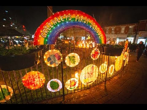 Greenleys First School at Wolverton Lantern Festival 2024 - YouTube