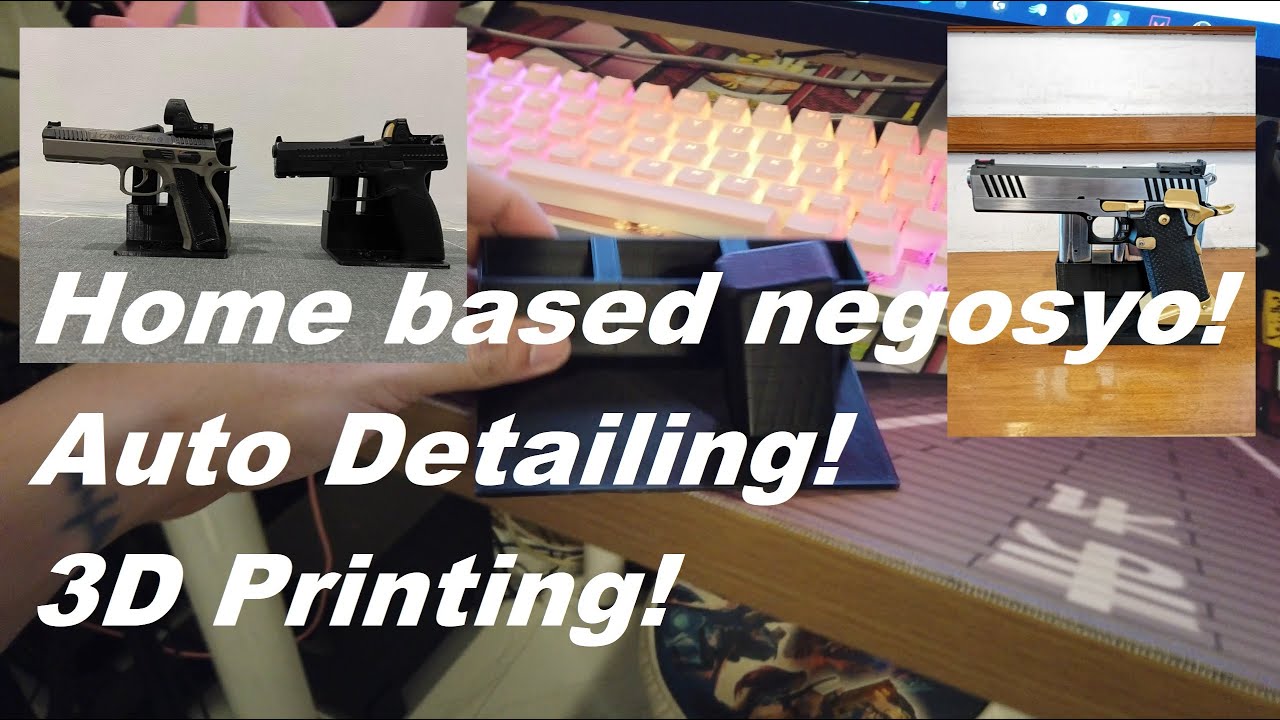 Simpleng home based na negosyo! Auto detailing at 3D Printing! - YouTube
