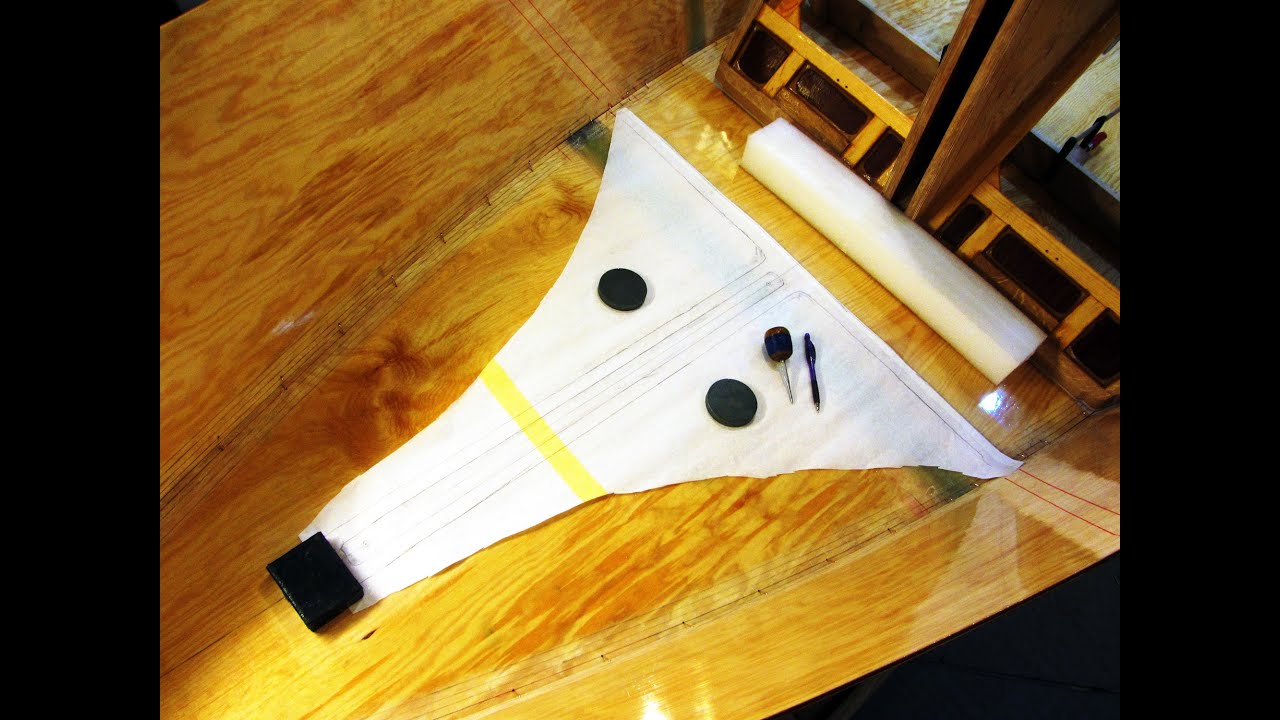 Paper template for correct outside screwing of main bulkhead to the ...