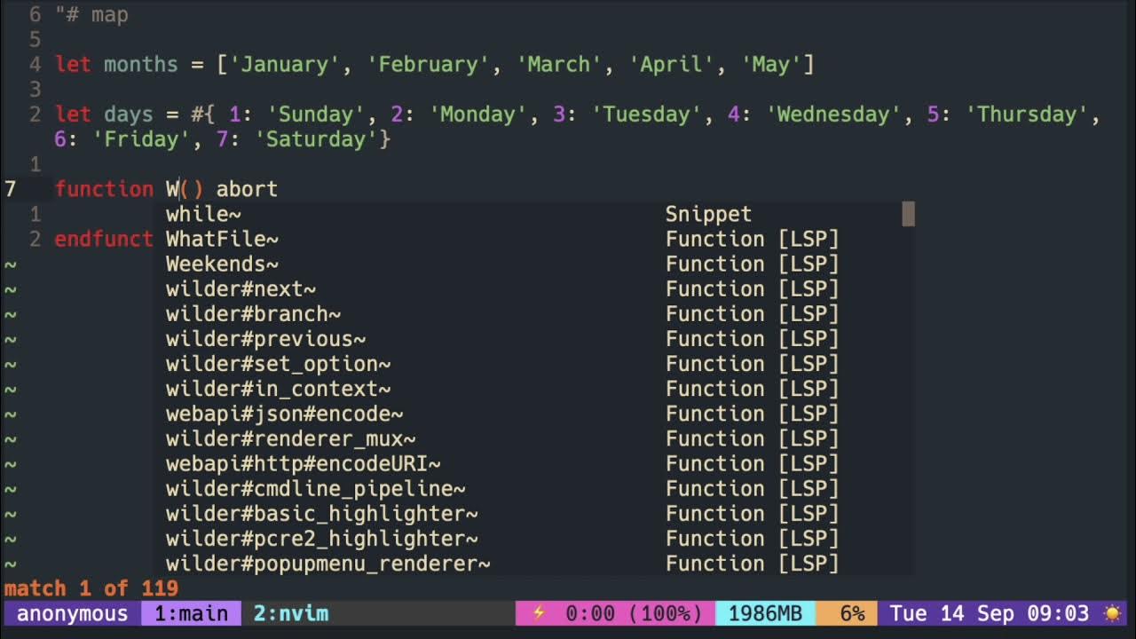 Vimscript Tutorial: List & Dict ( transform values with map() ) - YouTube