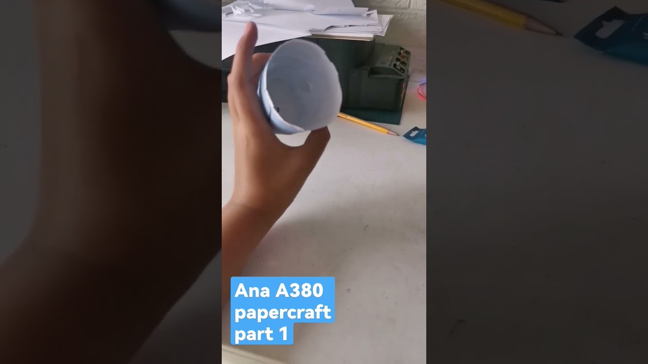 ANA A380 papercraft part 1 - YouTube