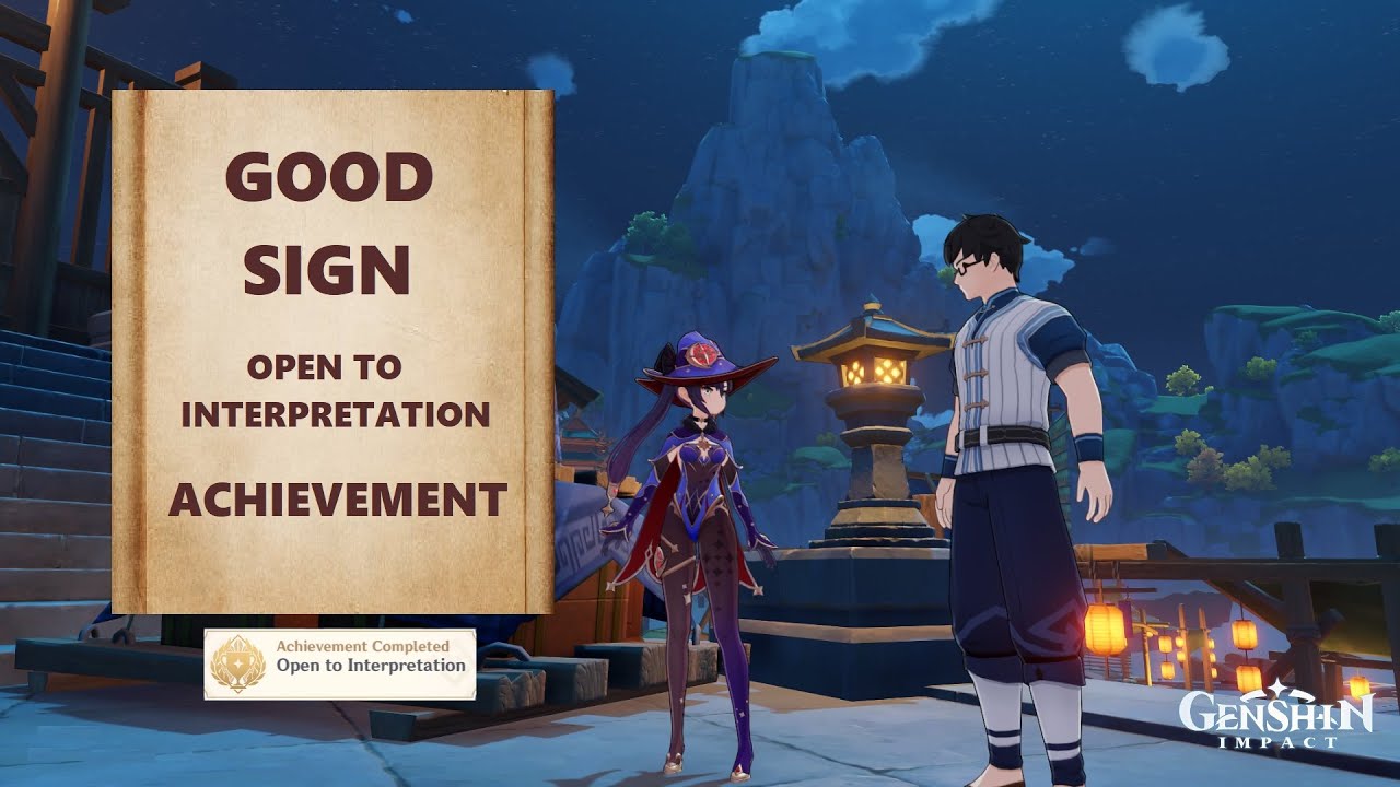 [Genshin Impact] Good Sign - Liyue Commission. "Open to Interpretation ...