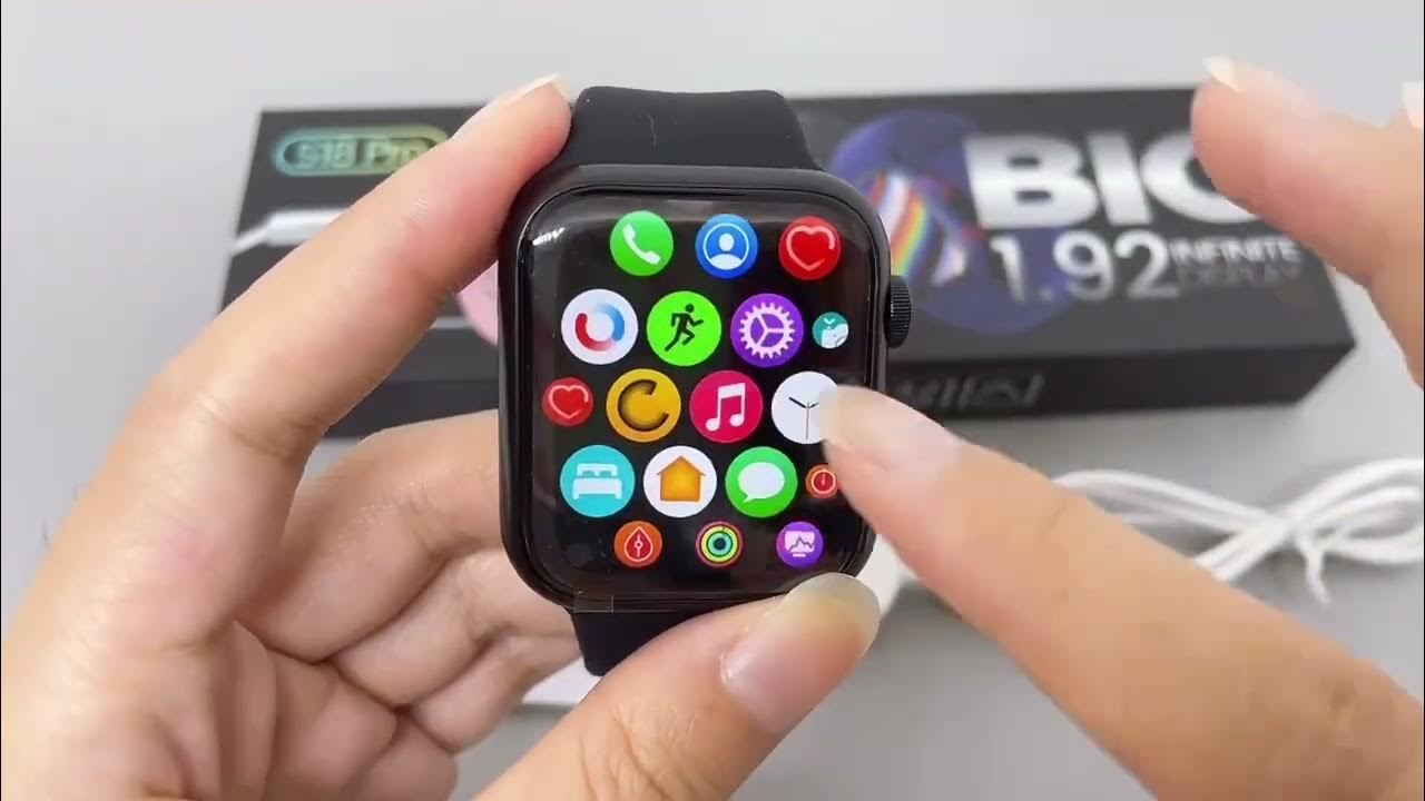 S18 pro smart watch - YouTube