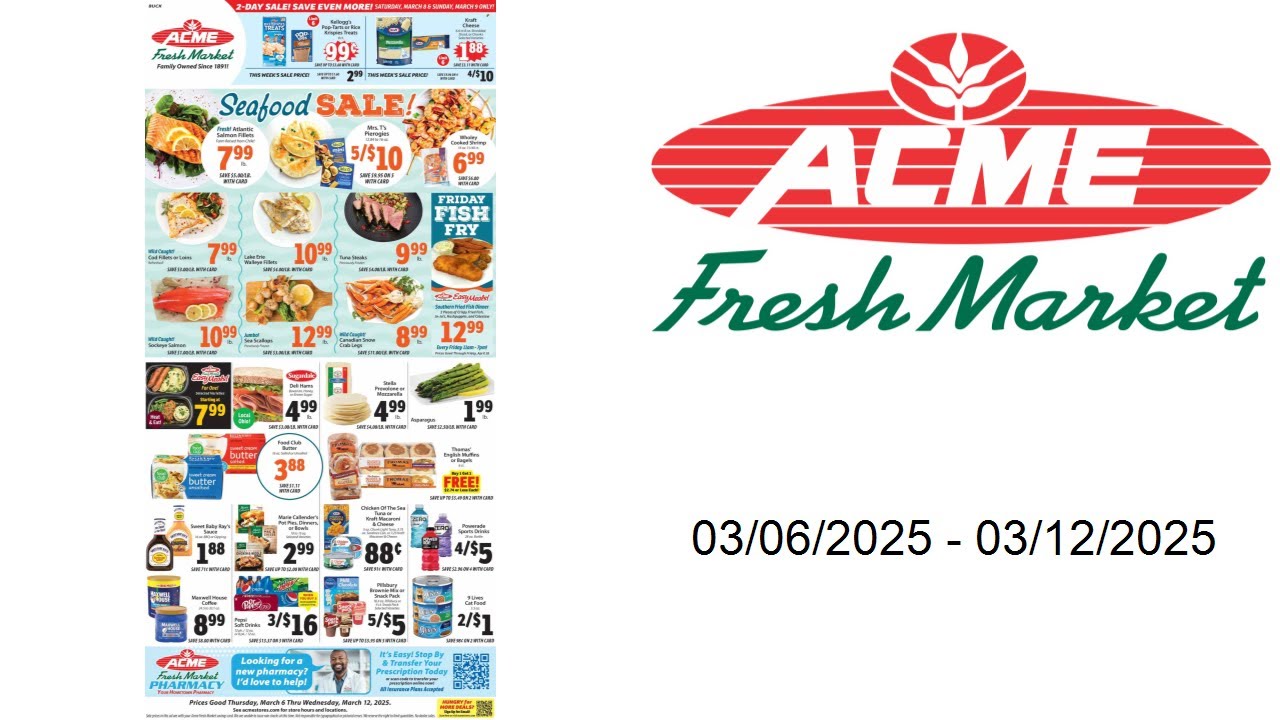 Acme Fresh Market Ad