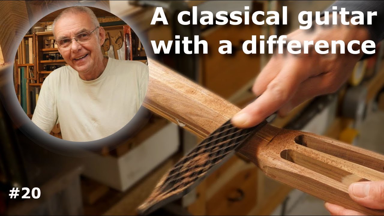 Building a unique classical style guitar - neck shaping, fitting tuners ...
