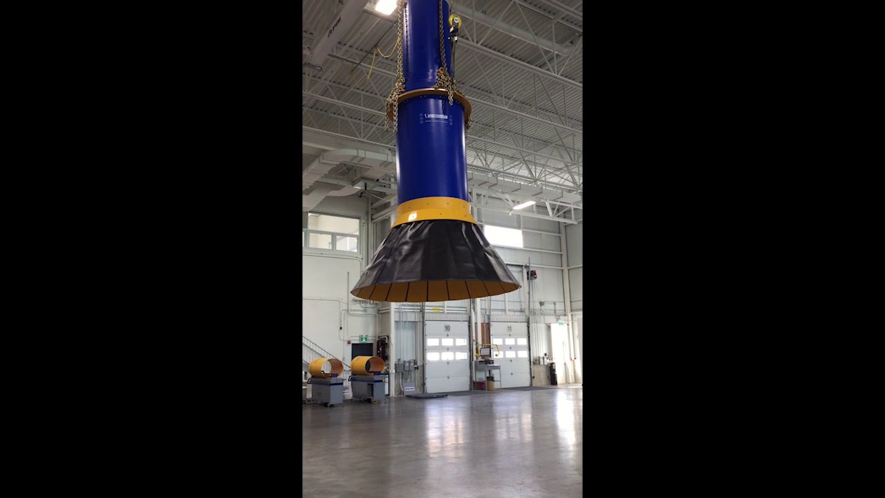 Superchute® BLUE Telescopic Chute with Chains - YouTube