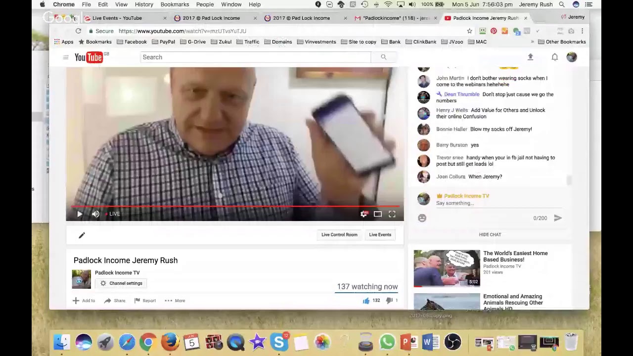 Padlock Income Jeremy Rush - YouTube