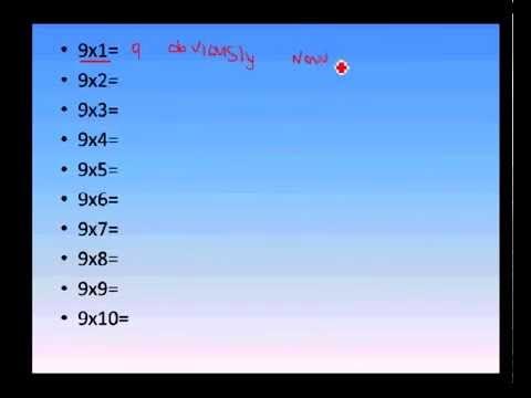 A math trick that shows a great way to remember the multiplication ...
