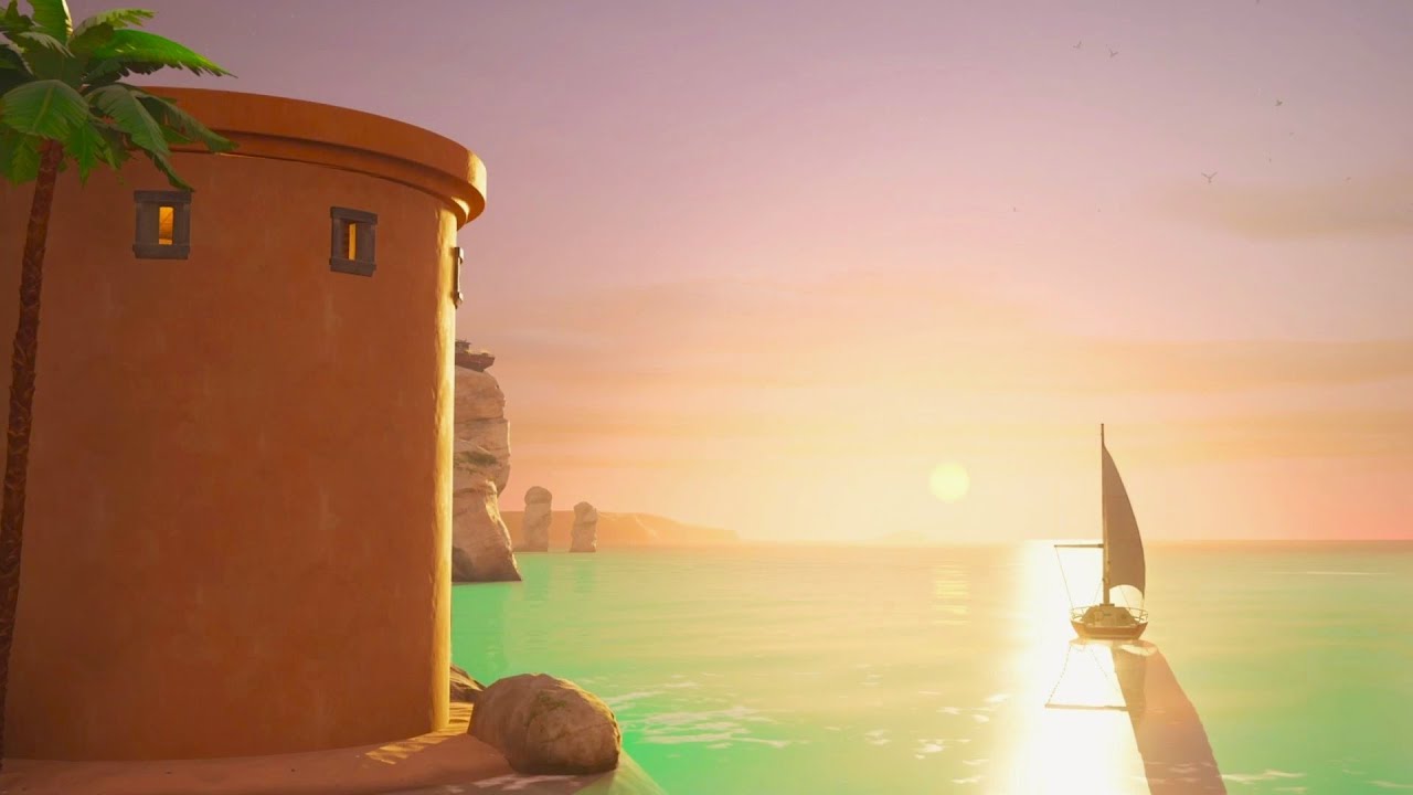 Ritzy Riviera [Evening] | Fortnite Ambience - YouTube