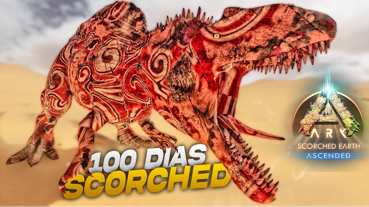 ¡EL APEX PREDATOR DE ARK ME PERSIGUE HASTA LA MUERTE! - SCORCHED EARTH ...