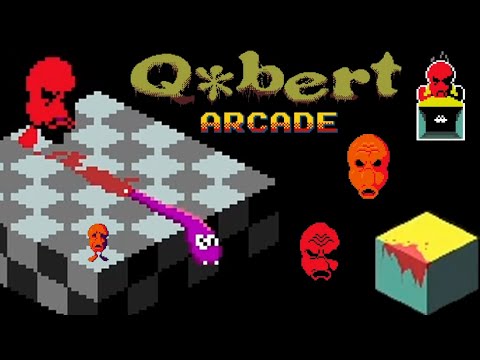 Q*bert Arcade Full Walkthrough/Playthrough - Short Horror Game - YouTube