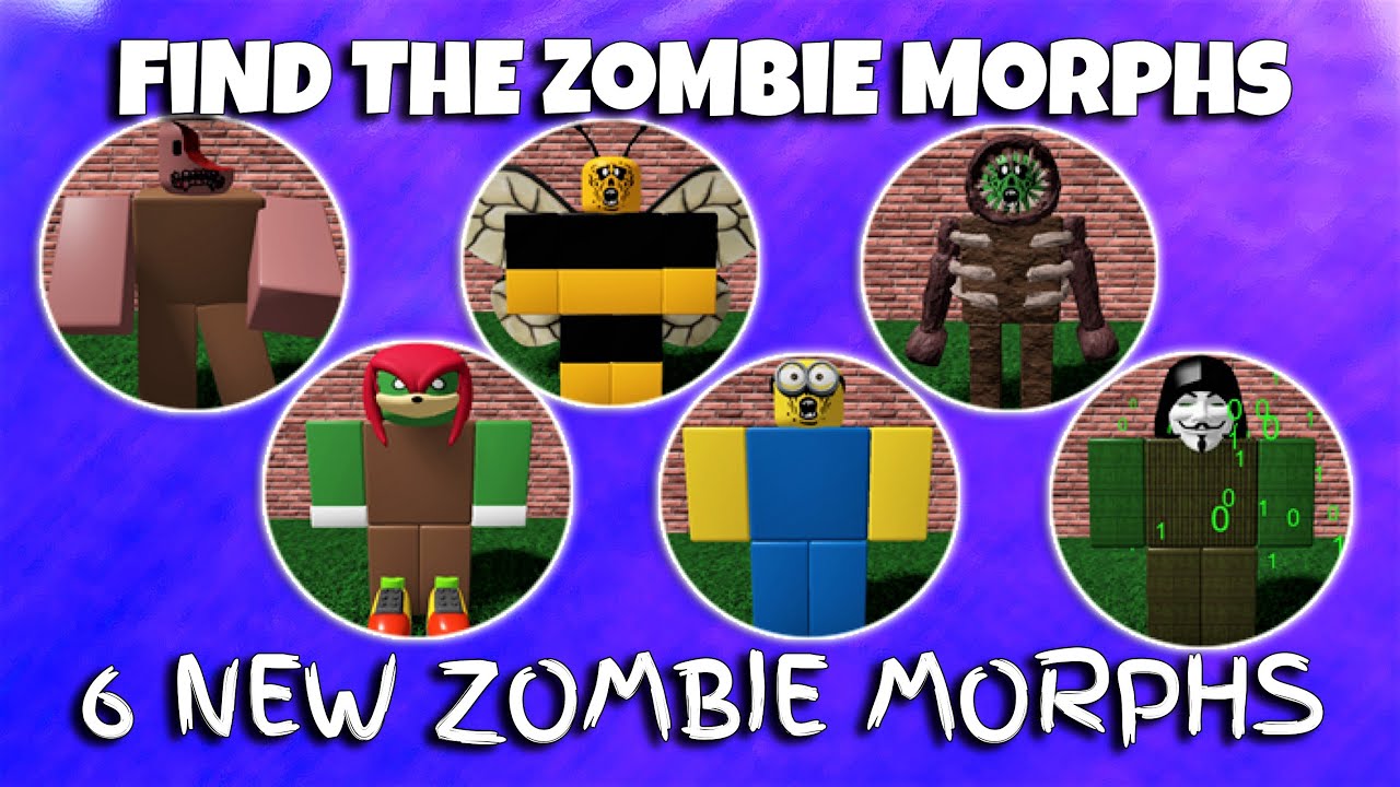 ROBLOX - Find The Zombie Morphs - 9 NEW Zombie Morphs [Maze] - YouTube