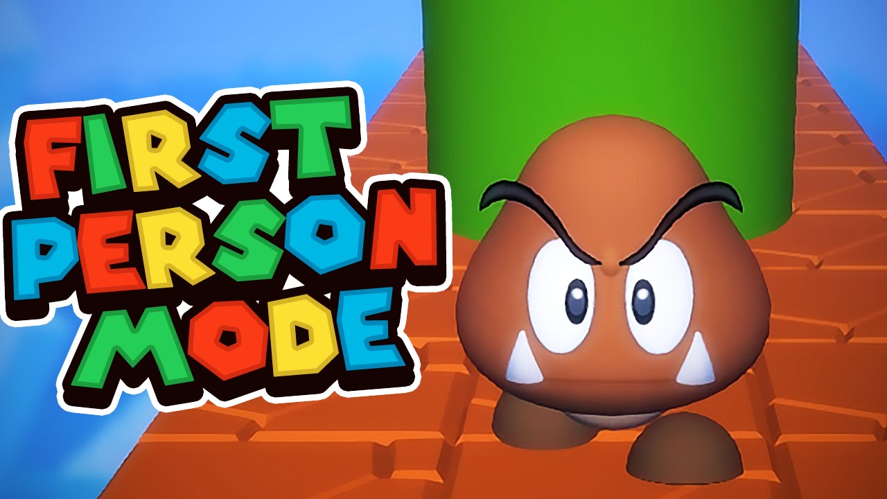 Super Mario: FIRST PERSON MODE GAME - YouTube