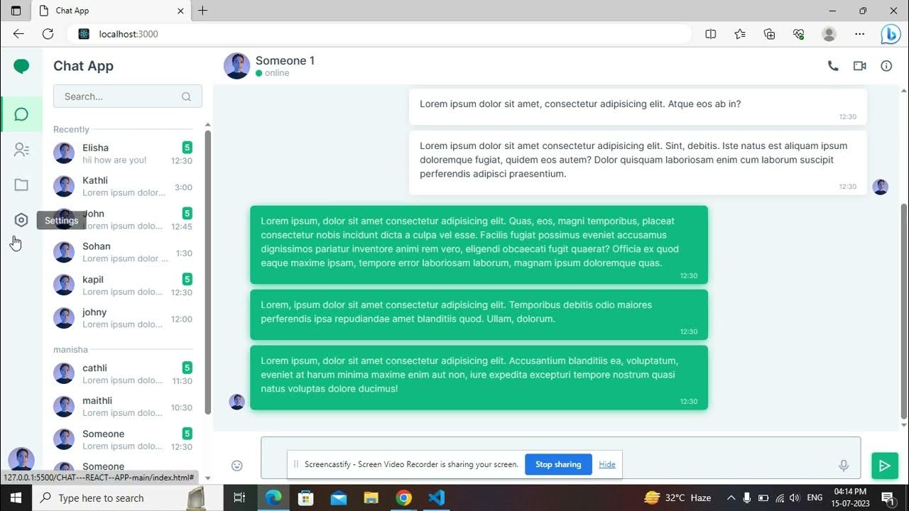 Chat React App Using React Coding Ninjas Youtube 5895