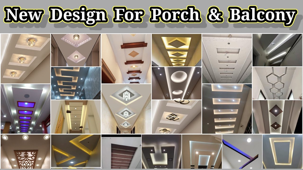 Best 150+ pop & gypsum design for porch, balcony, & hallway ceiling ...