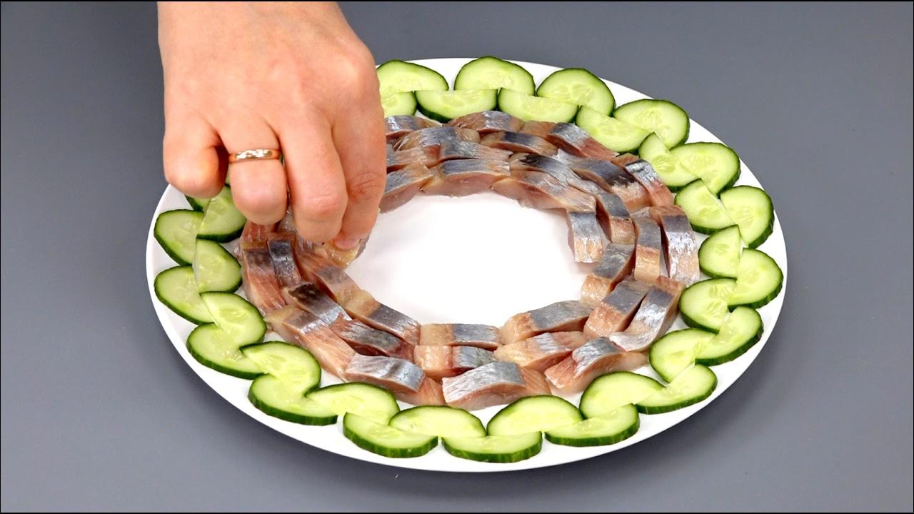 Красивая РЫБНАЯ нарезка - 7 рыбных тарелок на праздничный стол! Как ...