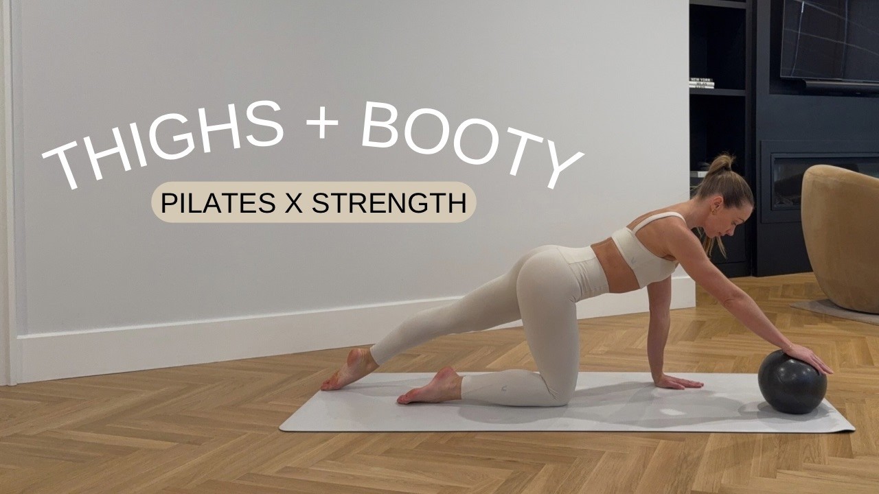 30 Min Thigh Booty Workout Pilates X Strength Youtube