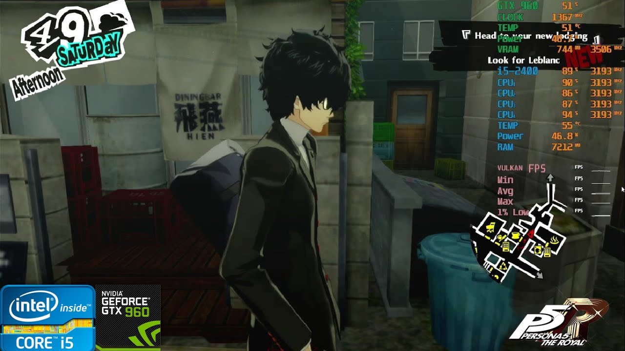 Persona 5 Royal (Ryujinx) | GeForce GTX 960 | Intel Core i5-2400 - YouTube