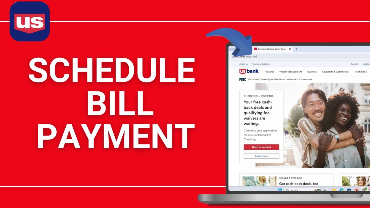 How to Schedule a Bill Payment on U.S. Bank - YouTube