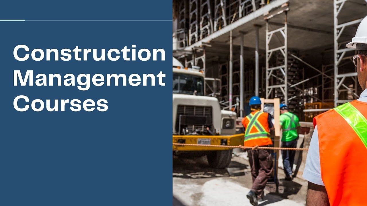 construction management courses - YouTube
